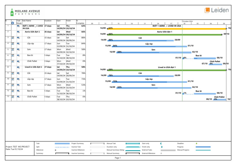 MS Project Map | PDF