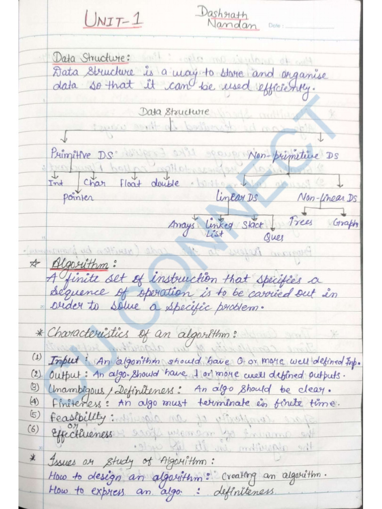 DAA UNIT 1 by Dashrath Cu Connect | PDF
