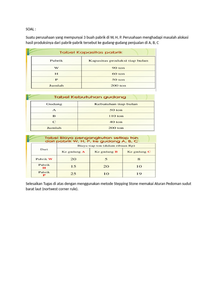 SOAL Quiz | PDF