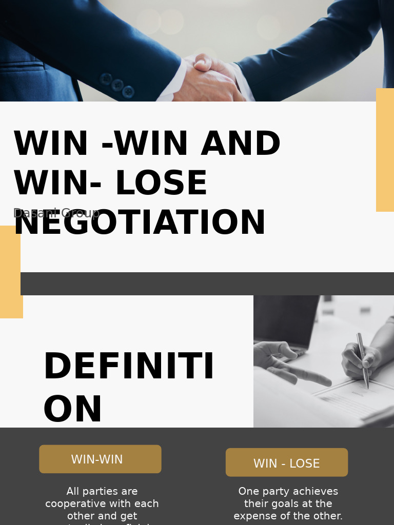 Negotiation - Dasani | PDF | Negotiation | Sales