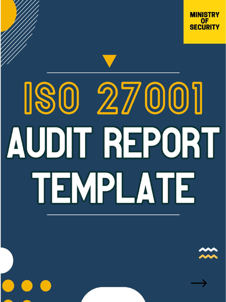 ISO 27001 Audit Report Template | PDF