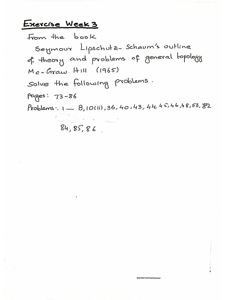 ST Exercise Week 3 | PDF