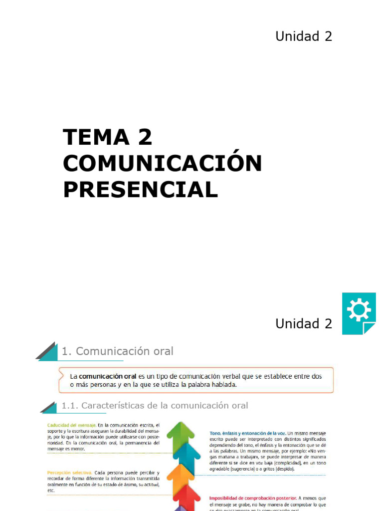 CEAC Tema 2 Com. Presencial | PDF