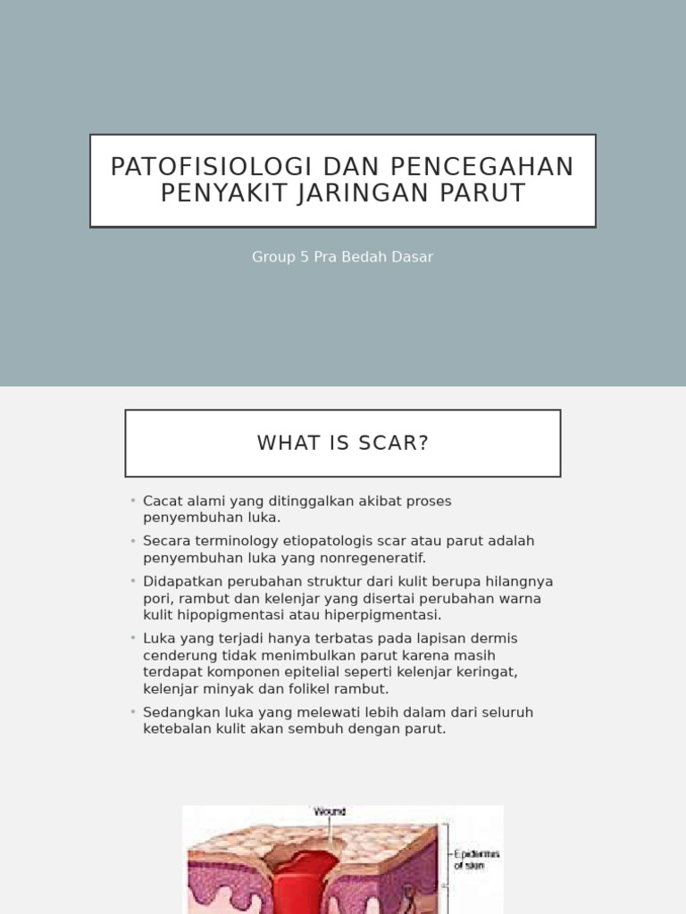 Patofisiologi Dan Pencegahan Penyakit Jaringan Parut Fix | PDF