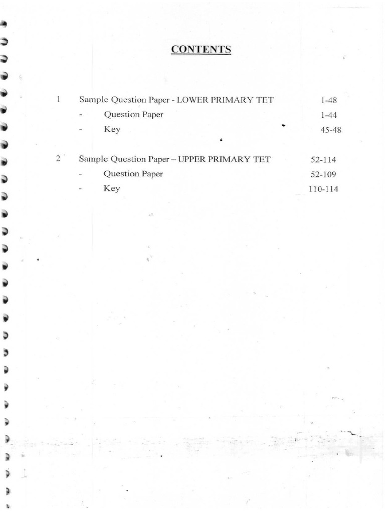 MAHA TET Model Papers PDF (Lower Primary) | PDF