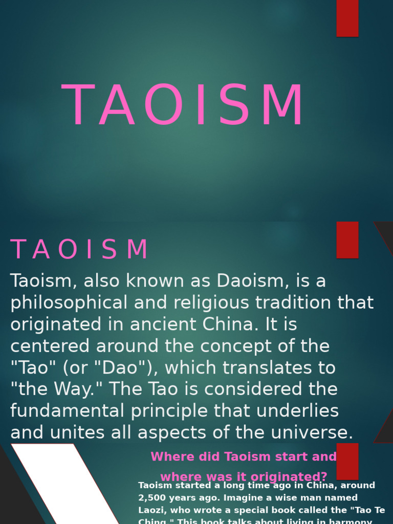 Taoism Grade 11 | PDF | Tao | Yin And Yang