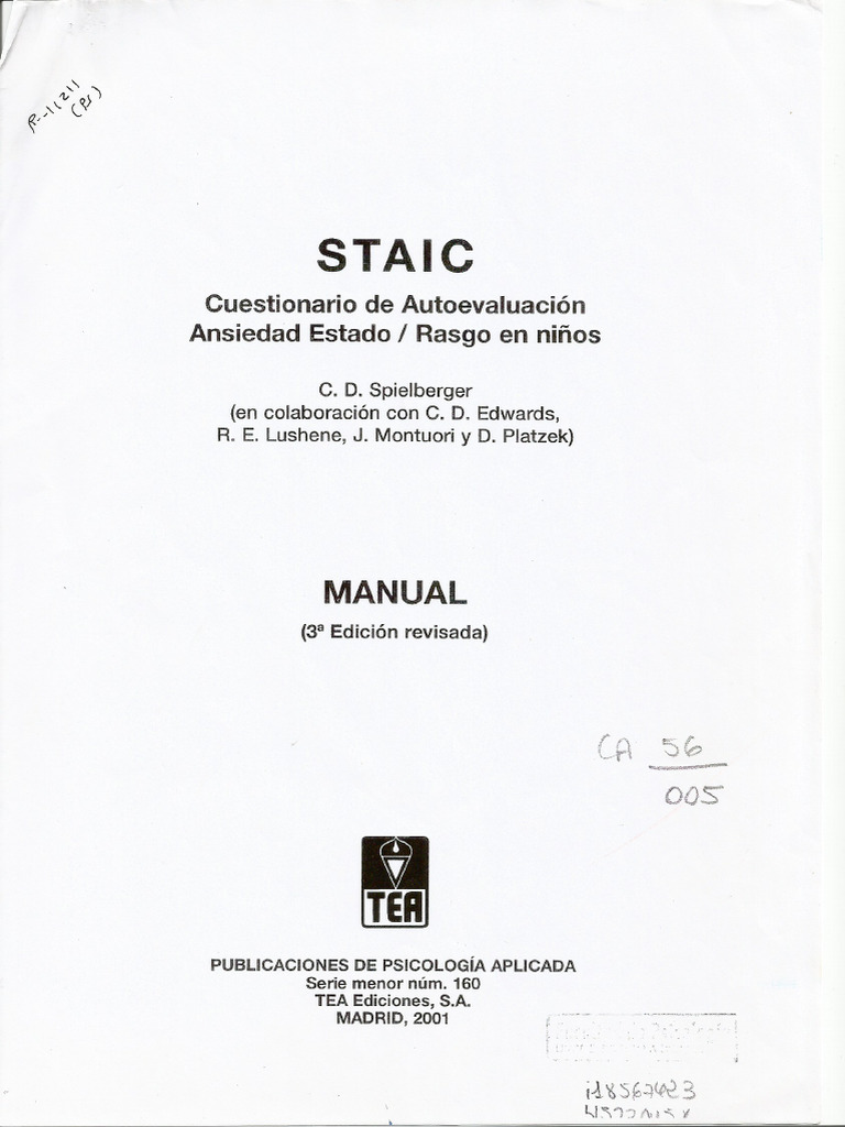 STAIC Manual | PDF