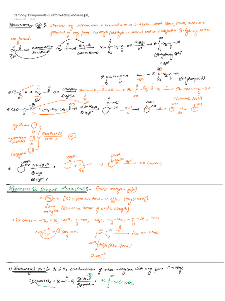 Carbonyl Compounds (Lec-8) | PDF