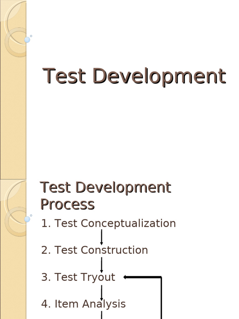 Comprehensive Guide to Test Development | PDF | Validity (Statistics ...