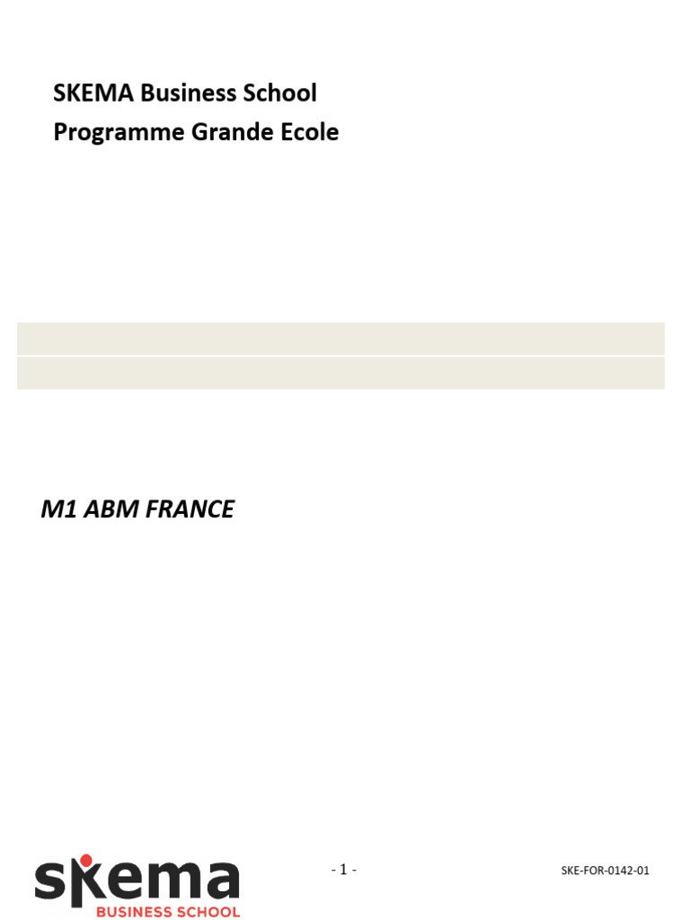 Catalogue M1 Abm France Pdf Critical Thinking Curriculum