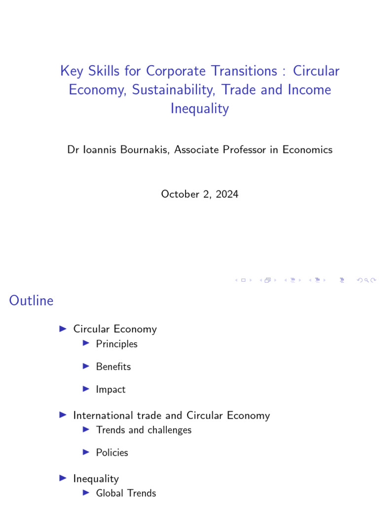 Economics and Sustainability | PDF | Economic Inequality | Discrimination & Race Relations