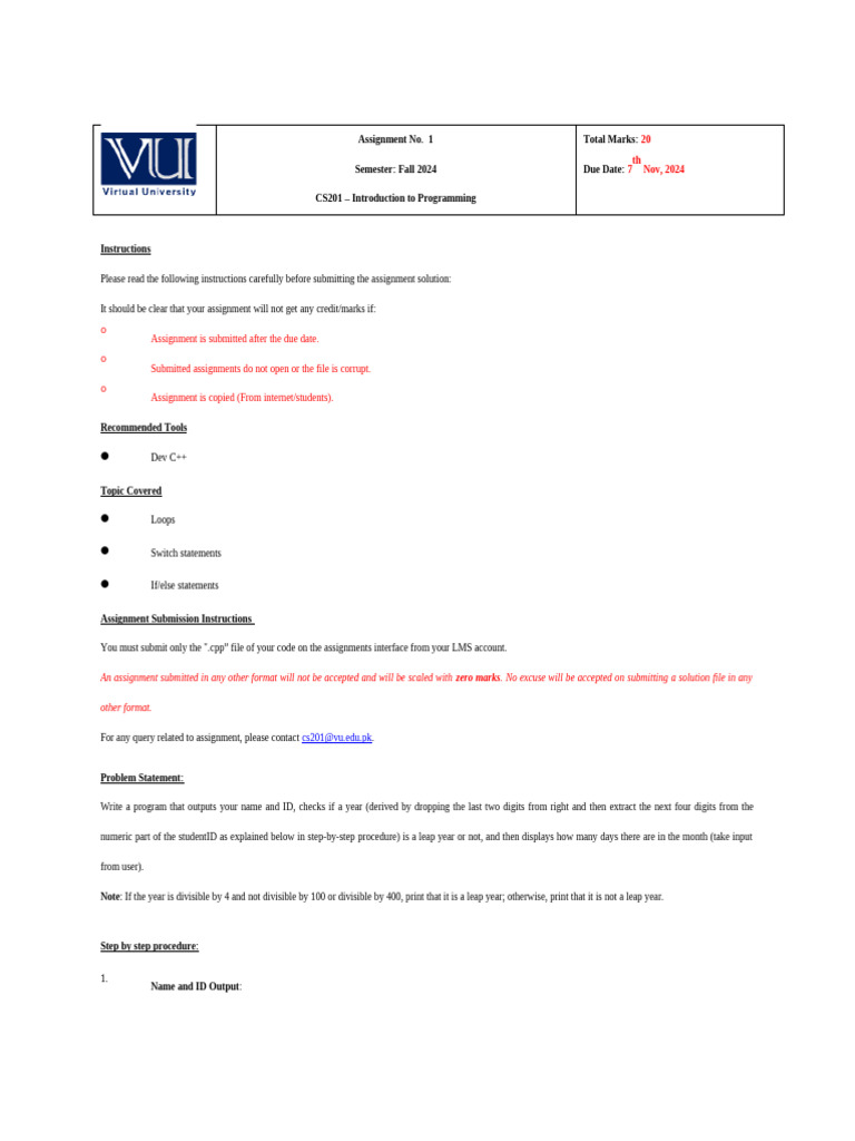 Fall 2024_CS201_1 | PDF | Software Development | Software Engineering