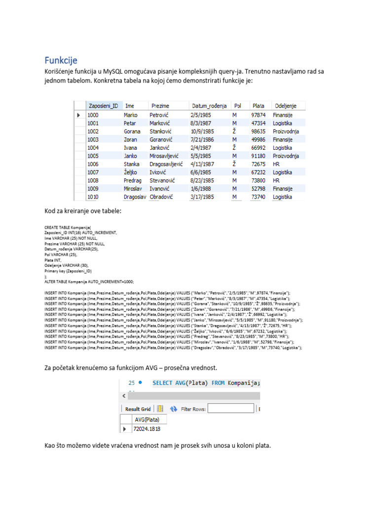 04 - Funkcije i Alias-i (1) | PDF