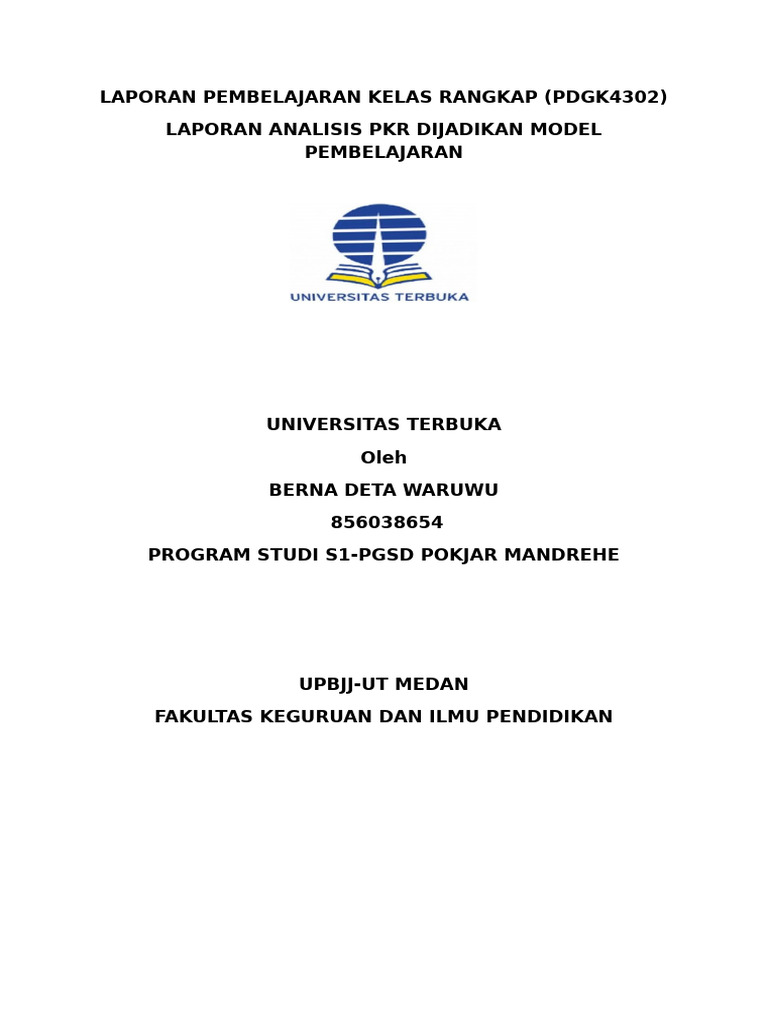 Laporan Analisis PKR | PDF