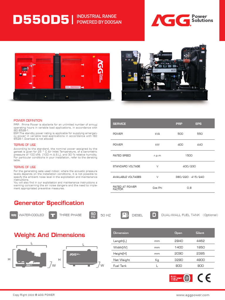 Doosan D550D5 | PDF | Engines | Diesel Engine