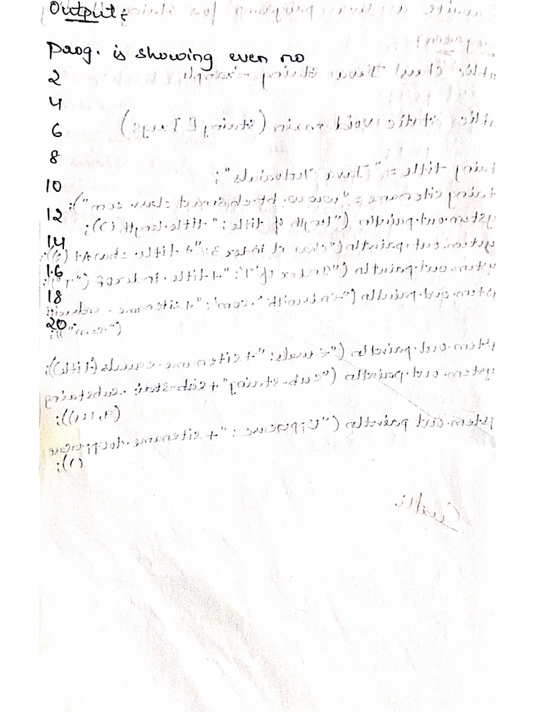 Java Observation (1) | PDF