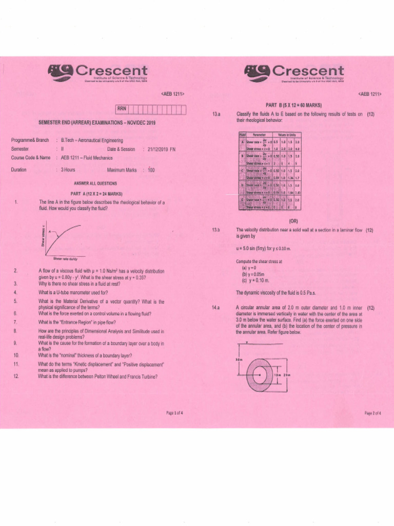 Question Aero Paper | PDF