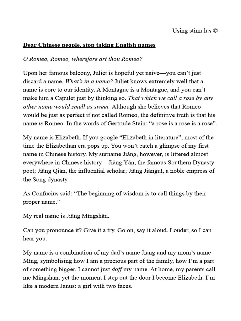 Winny, Dear Chinese People | PDF | Chinese Language | Characters In ...
