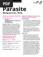 Parasite: Creative Elements Analysis | PDF | Thought