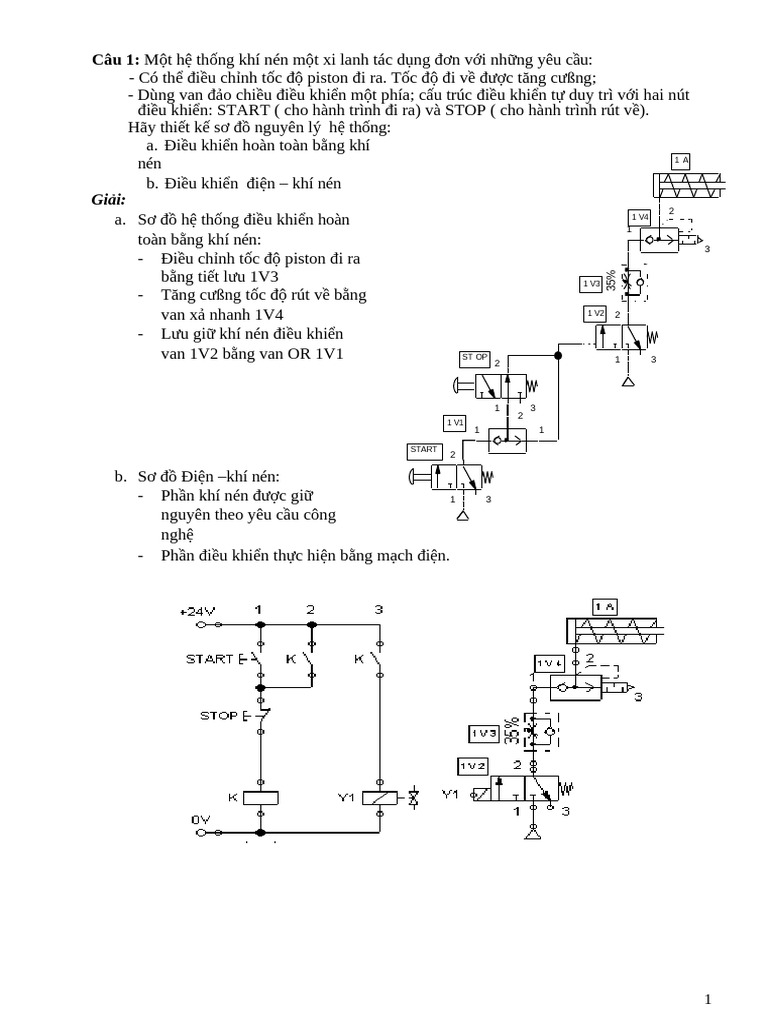 Tong Hop Bai Tap Thuc Hanh Khi Nen Co Dap An Truong Cao Dang Cong Nghe 80126 | PDF