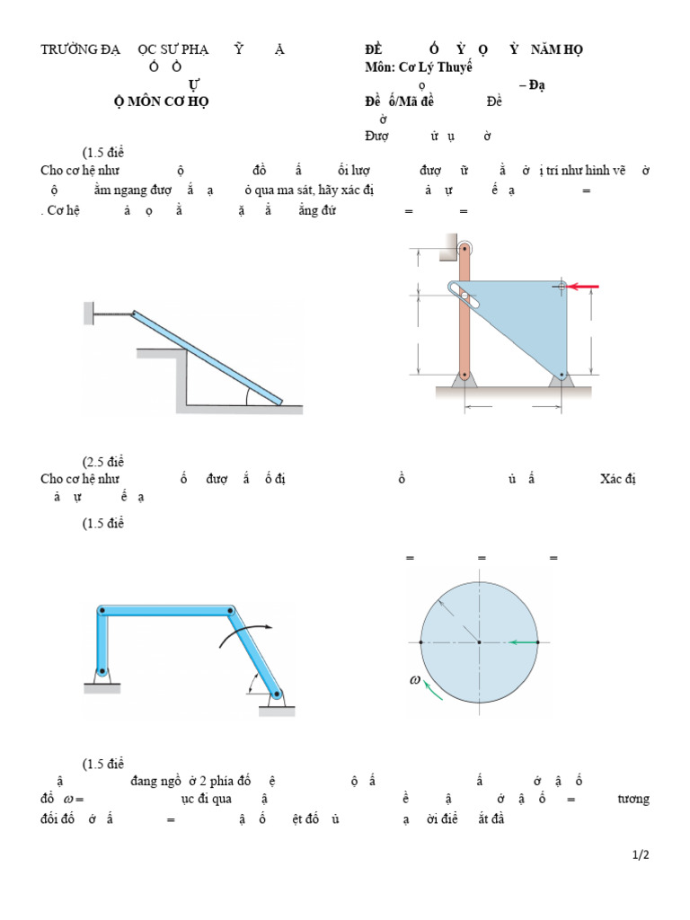 De Thi Co Ly Thuyet THME230721DaiTra hk2 2022-2023 - 240513 - 103214 | PDF