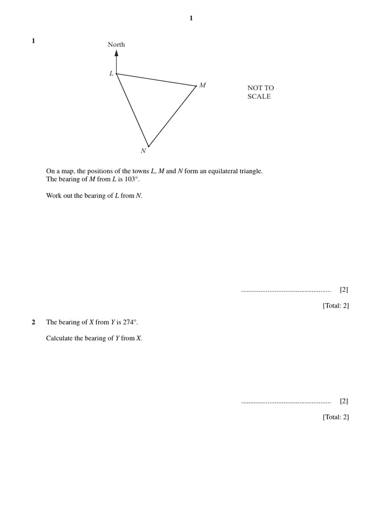 Trigonometry Set 1 Qp Pdf Circle Rectangle