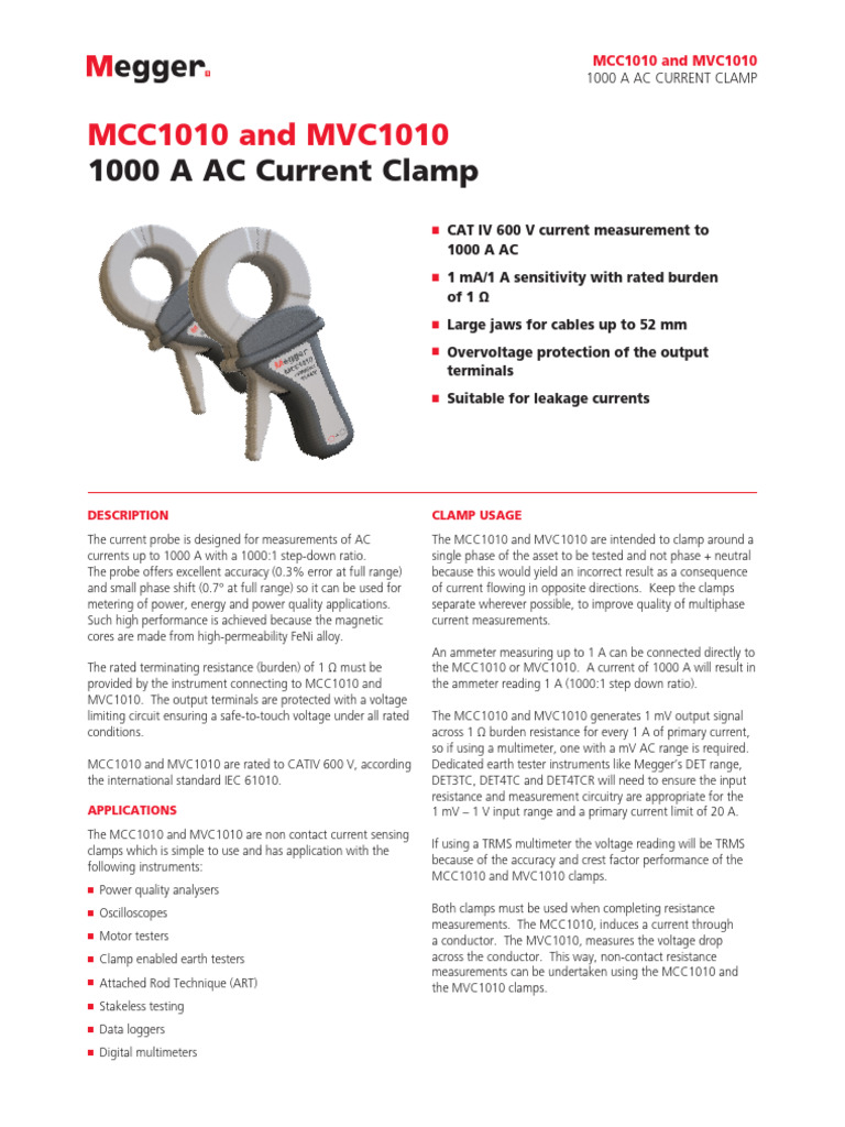 MCC1010-MVC1010_DS_en | PDF | Alternating Current | Electrical Engineering