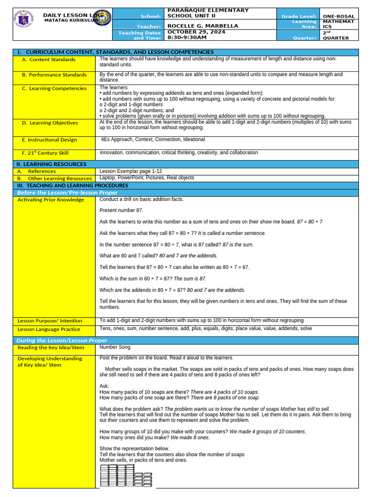 MATH-1_Q2_Wk5_D2 | PDF | Learning | Instructional Design