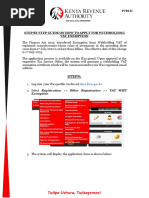 Self Registration For Taxpayers User Guide | PDF | Taxes | Credential