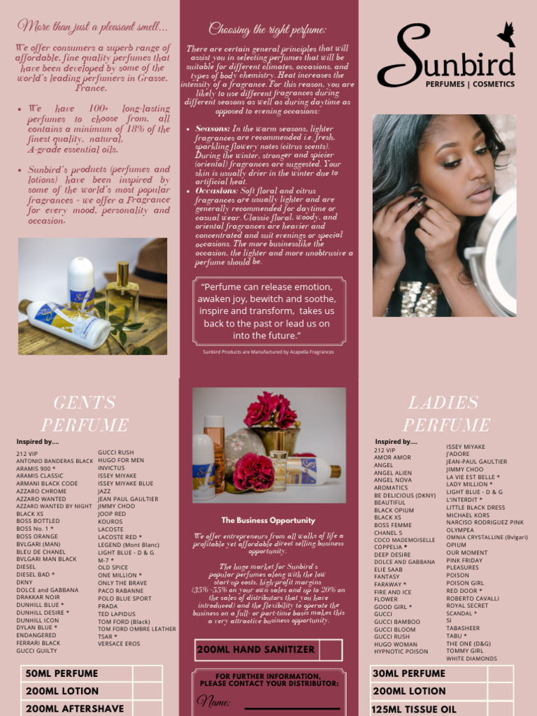 Digital Brochure Final V2 Fillable | PDF | Perfume | Cosmetics