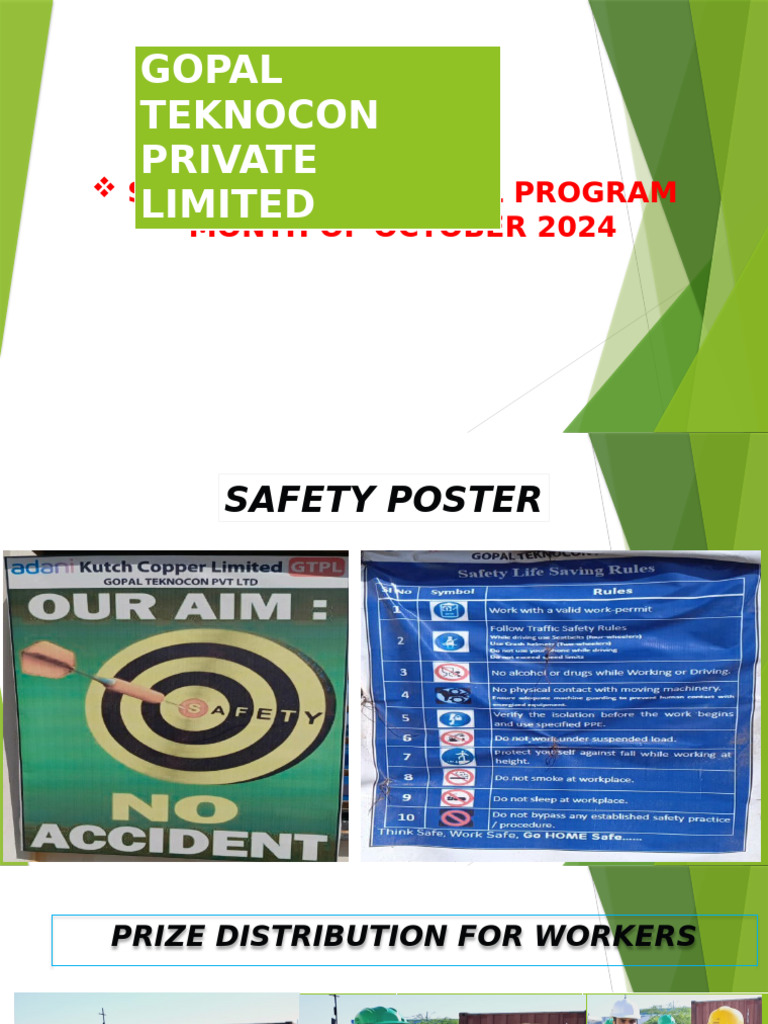 October 2024 Safety Program Awards | PDF