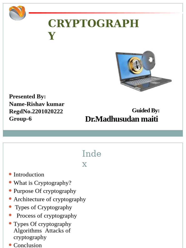 Rishav Kumar (Cryptography) | PDF | Key (Cryptography) | Cryptography