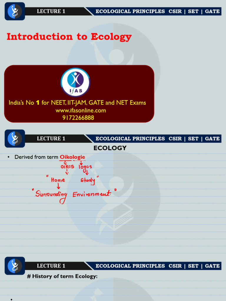 Ecology Complete 241009 111141 | PDF | Ecology | Ecological Niche