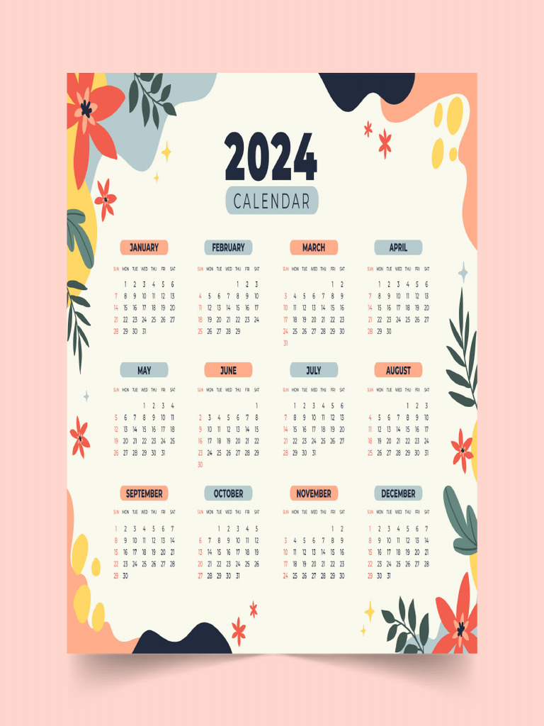 Printable Calendar 2024 | PDF