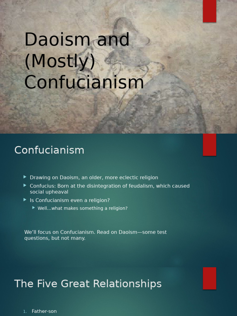 Daoism and (Mostly) Confucianism PP | PDF | Confucianism | Chinese ...