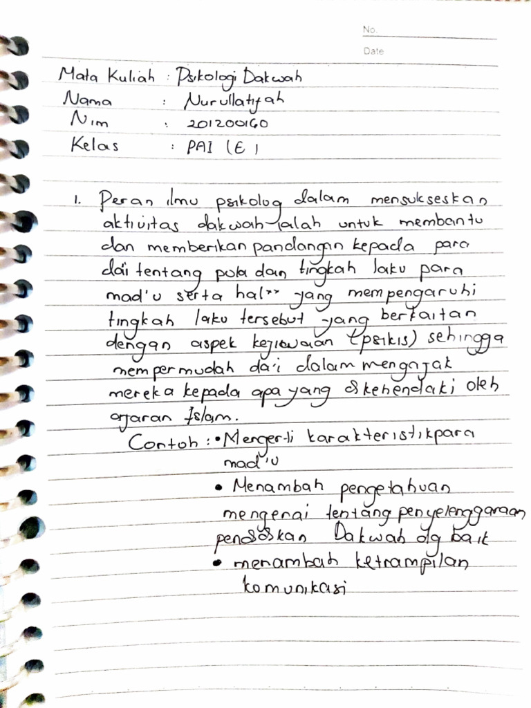 Uts Nurulla Psiko | PDF | Karier & Perkembangan | Sains & Matematika