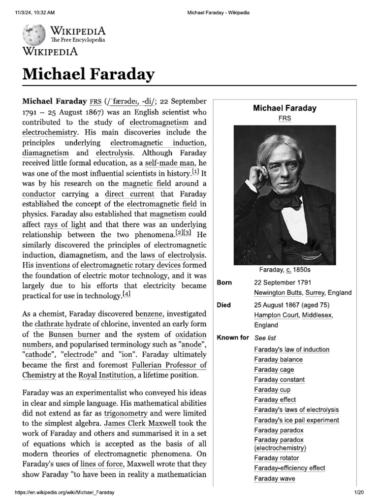 Faraday | PDF