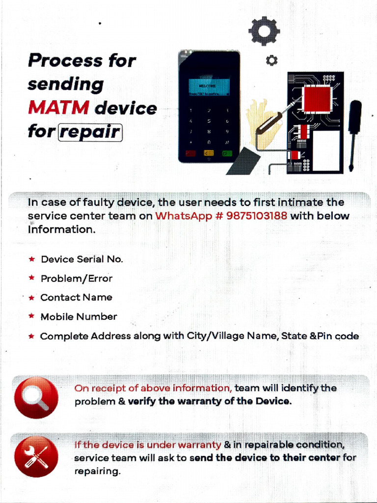 M-ATM REPAIRING PROSES | PDF | Manufactured Goods | Computer Networking