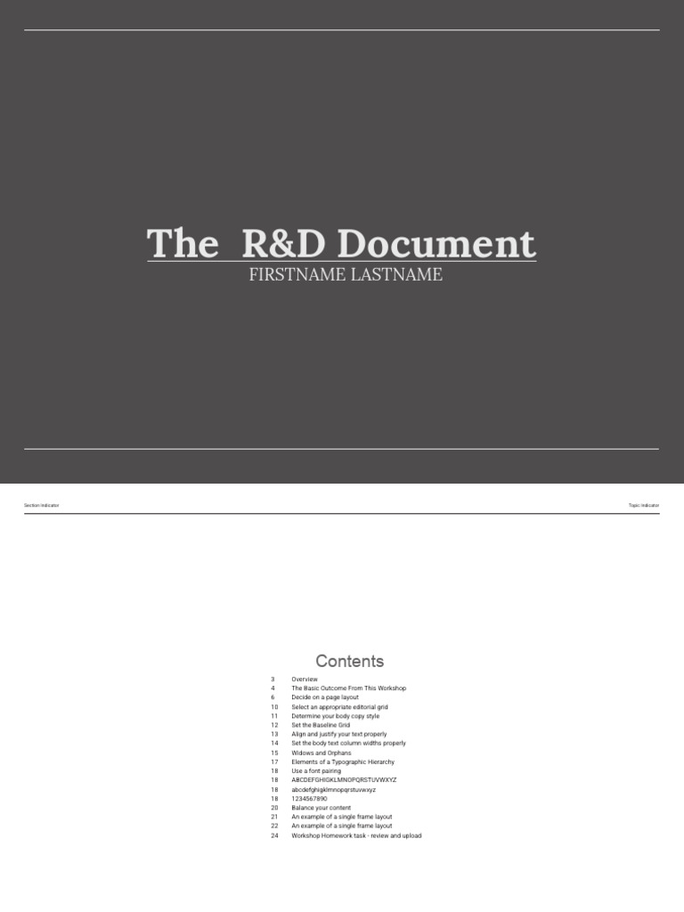 2024 The Document Workshop | PDF | Page Layout | Typography