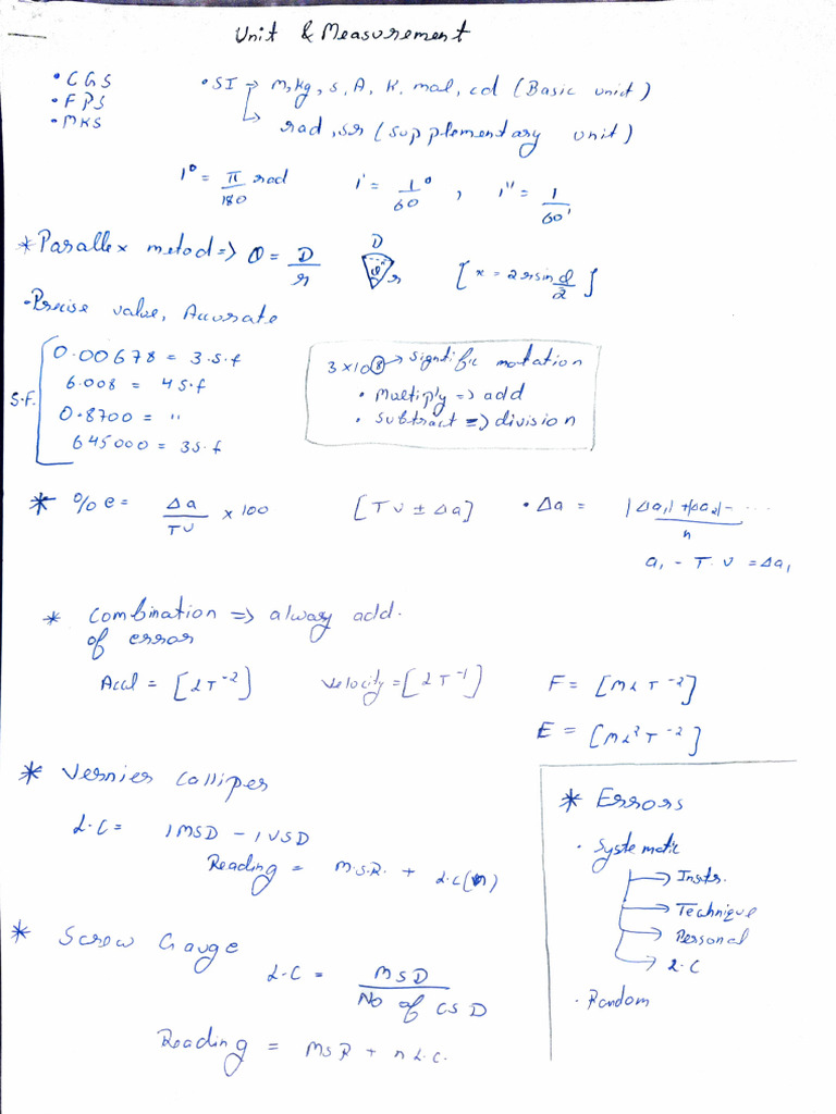 11th Neet Short Notes | PDF