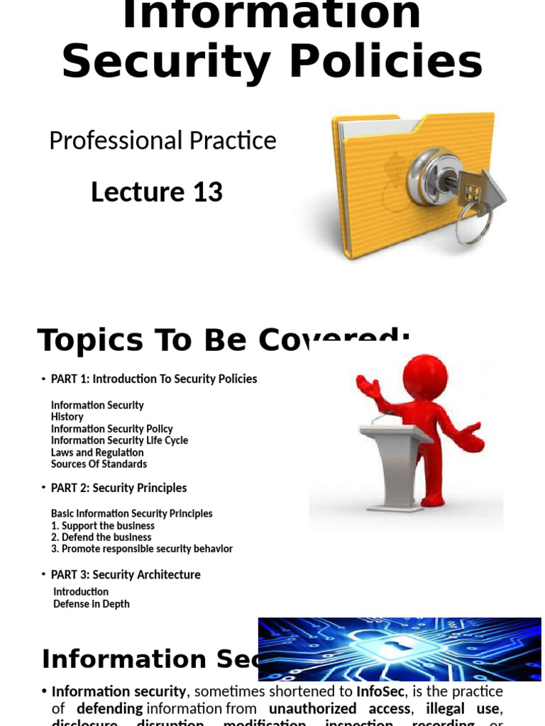 13 Security Policies | PDF | Information Security | Computer Security