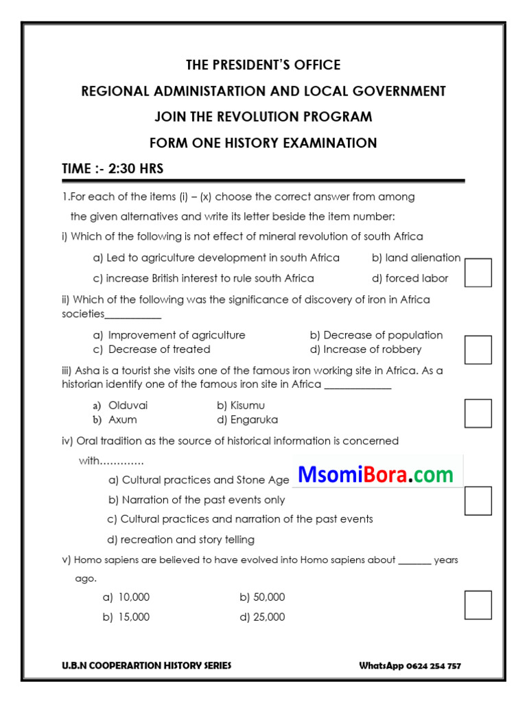 History - Soved Exam | PDF | Homo