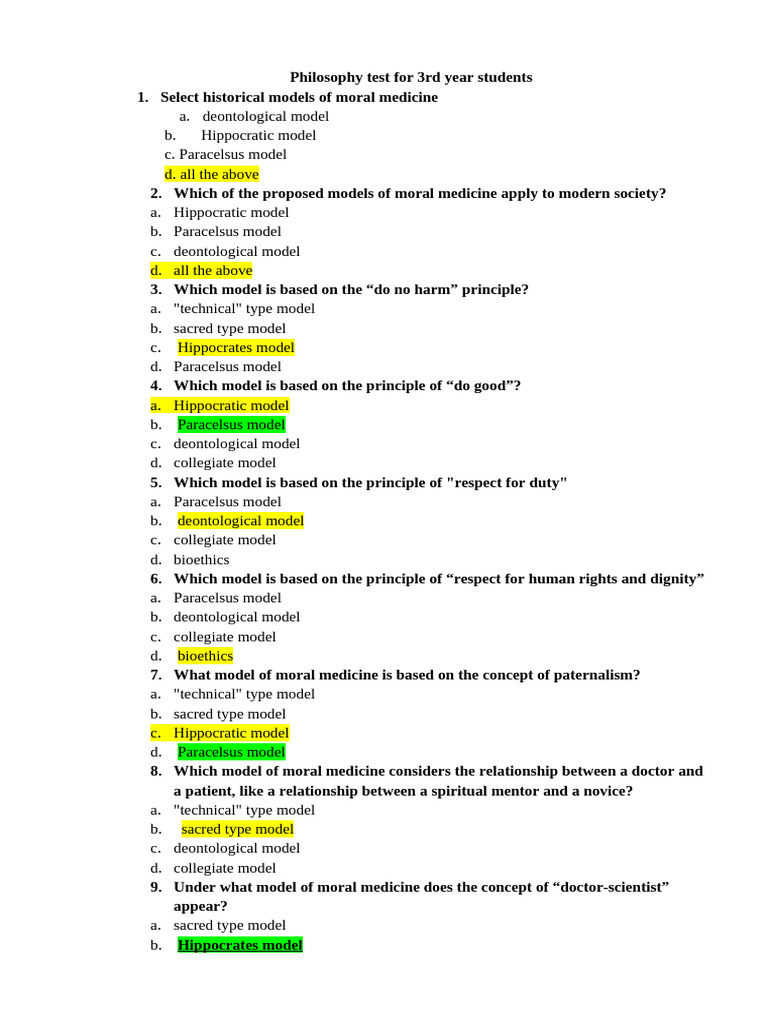 AVN Philosophy 24' | PDF | Ancient Greek Philosophy | Plato