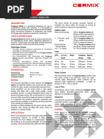 Conmix Construction Chemicals Overview | PDF | Concrete | Flooring