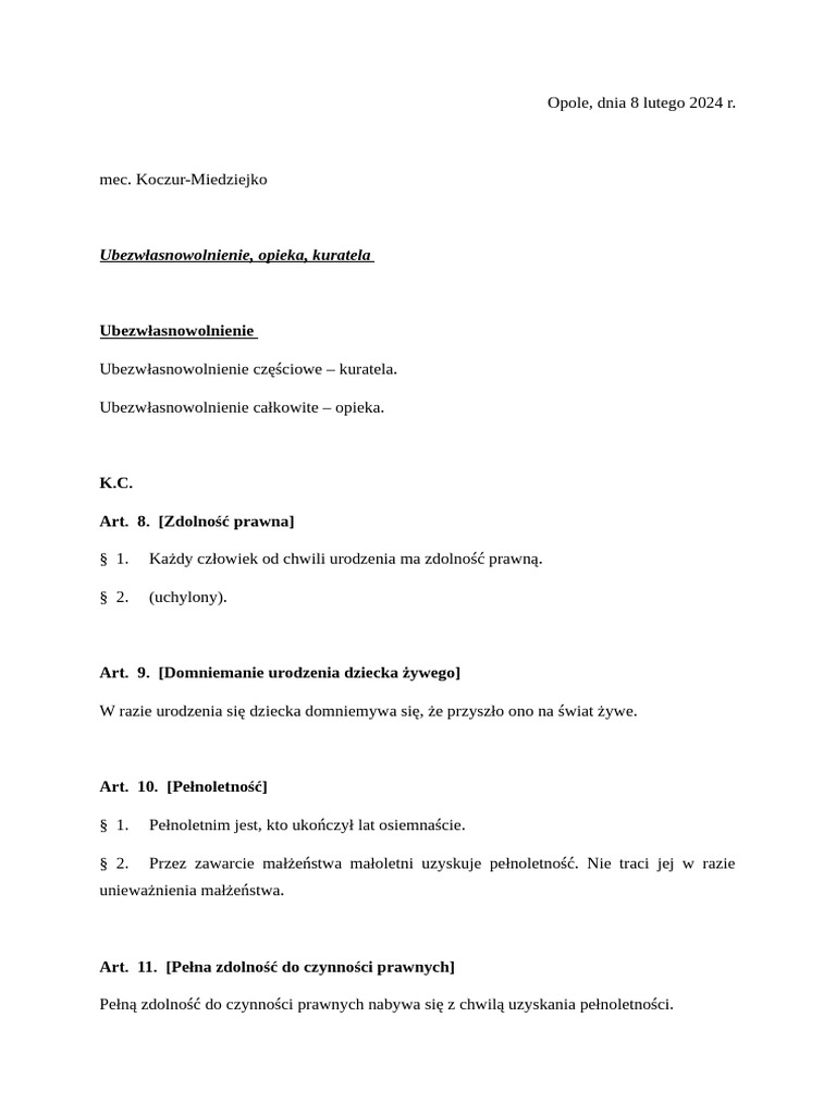 Zajęcia 8 Lutego 2024 | PDF