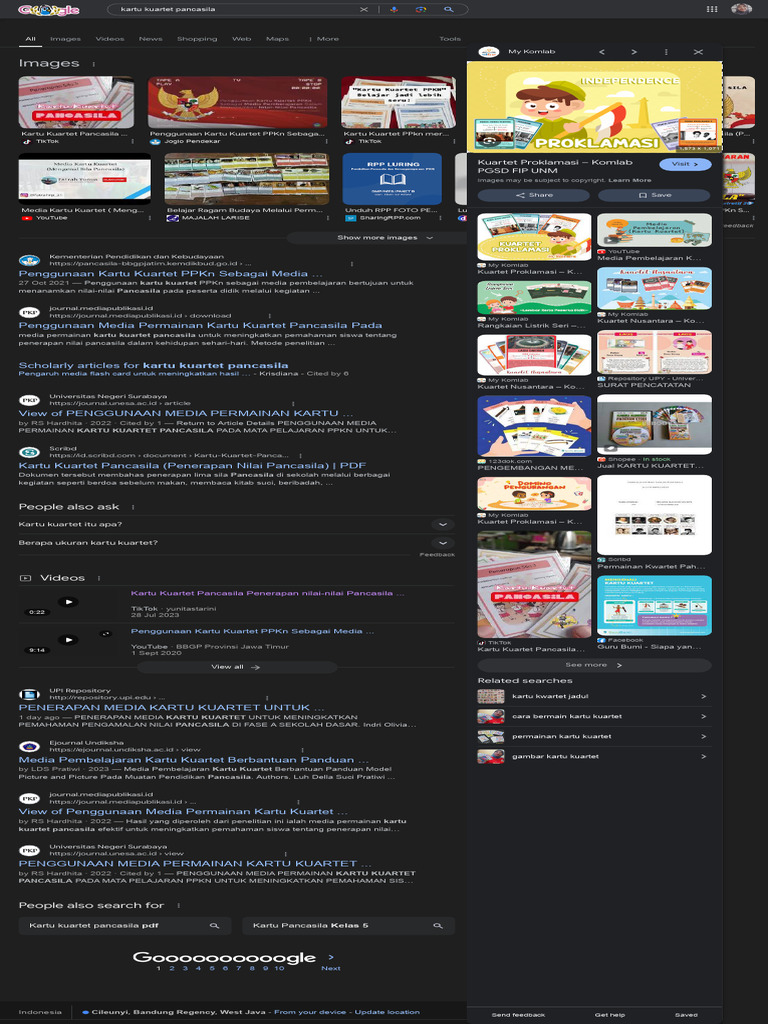 Kartu Kuartet Pancasila - Google Search | PDF