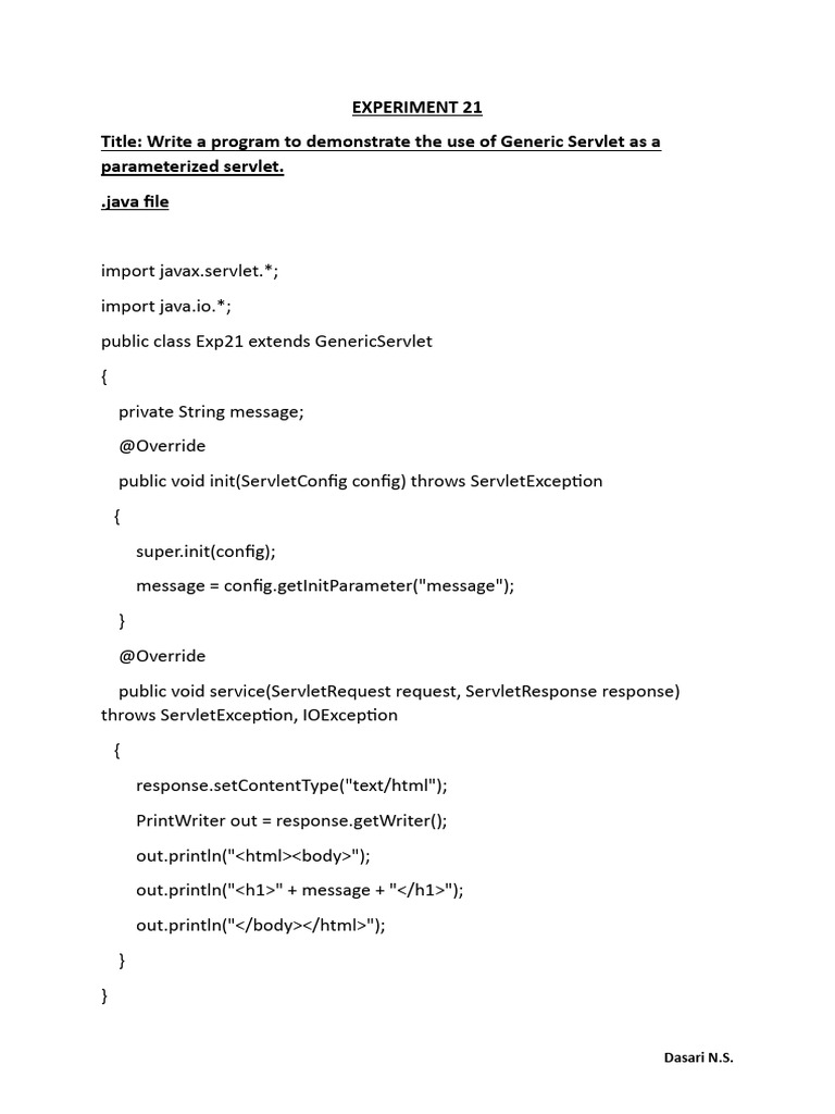 AJP Experiment 21 | PDF | Java Specification Requests | Computer Programming