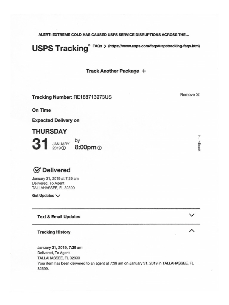 Statutory Declaration Delivery Confirmation by Governor Ron DeSantis by ...