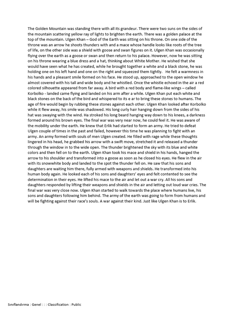 Ulgen Khan and the Korbolko's Quest | PDF | History