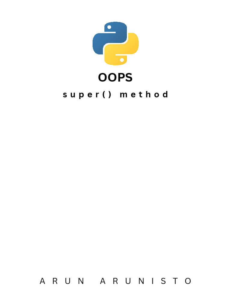 Oops Super | PDF